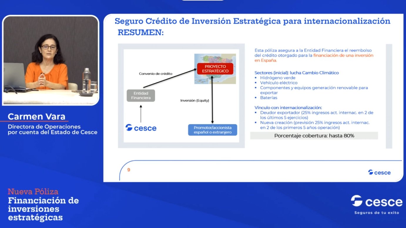 Cesce presenta sus nuevas Pólizas de Financiación de Inversiones ...