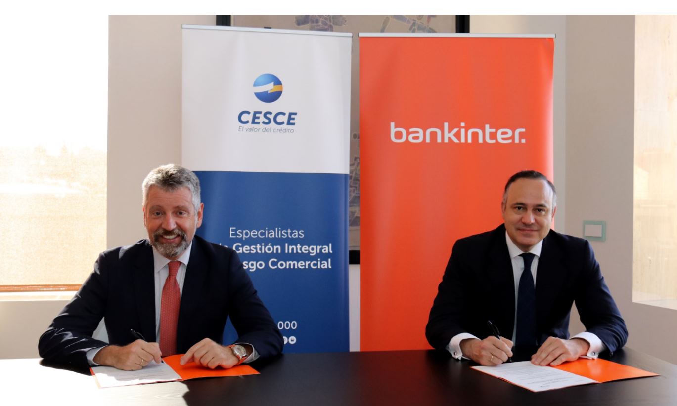 CESCE y Bankinter firman un acuerdo de colaboración - Cesce España